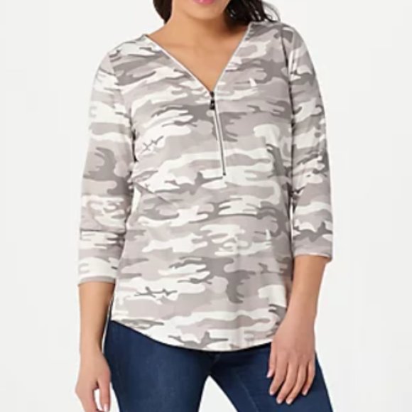 Belle by Kim Gravel | Tops | Belle By Kim Gravel Tripleluxe Knit ...